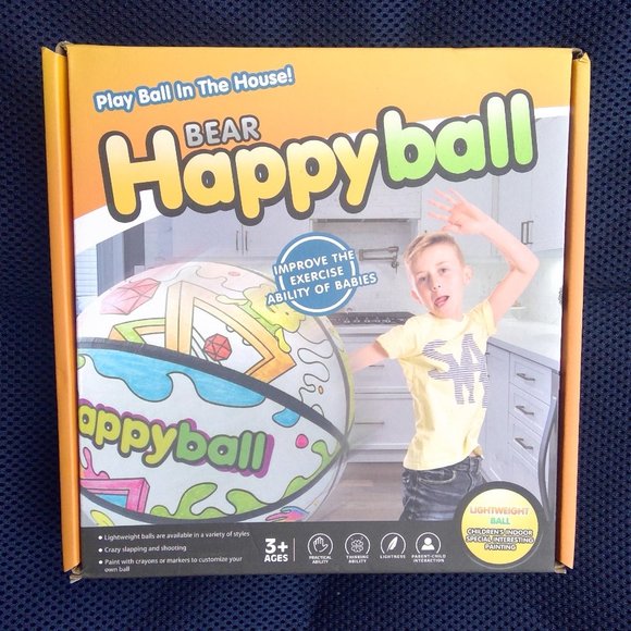 Toys | Happyball Play Ball In The House Coloring Ball For Kids | Poshmark